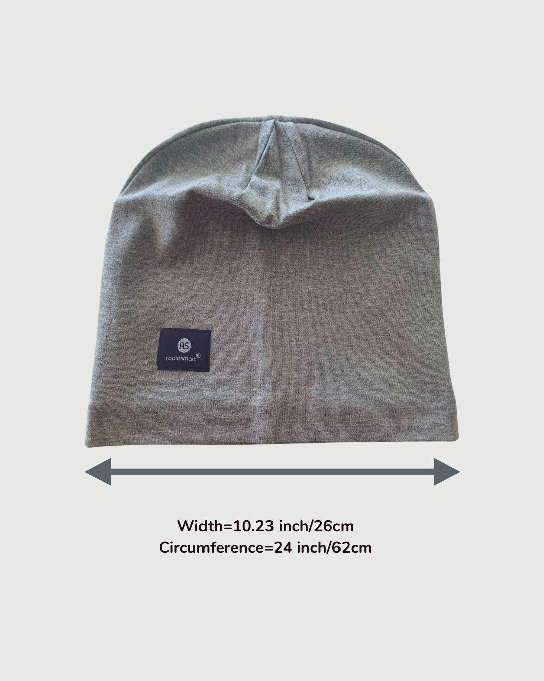 RS Slouch Beanie (Grey) | EMF Protection, RF Blocking, Anti-radiation ...